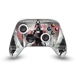 Head Case Designs Officially Licensed Assassin's Creed Game Cover Rogue Key Art Vinyl Sticker Gaming Skin Decal Cover Compatible With Xbox Series X/S Controller