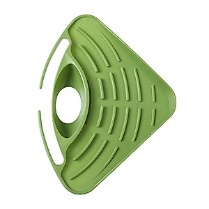 Kitchen sink caddy sponge holder scratcher holder cleaning brush holder sink organizer(Grey)