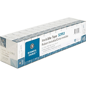 BSN32953 - Transparent Tape, 1 Core, 3/4x1000, 12/PK, Clear