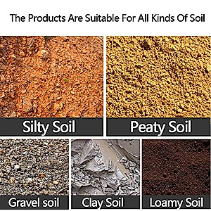 32" x 2" Extended Length Garden Auger Drill Bit for Planting Bulb & Bedding Plant Auger 100% Solid Barrel-No Need to Squat Post Hole Digger for 3/8" Hex Drive Drill- Earth Auger Bulb Planter Tool