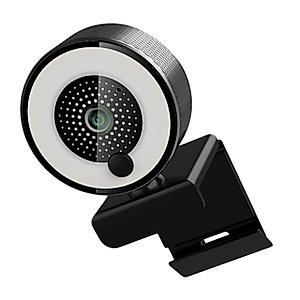 Hoement Camera Live Streaming Webcam 480p Webcam USB Recording Webcam Video Calling Webcam Desktop Computer Live Webcam Desktop Webcam with Microphone Aluminum Shell Laptop 1080p