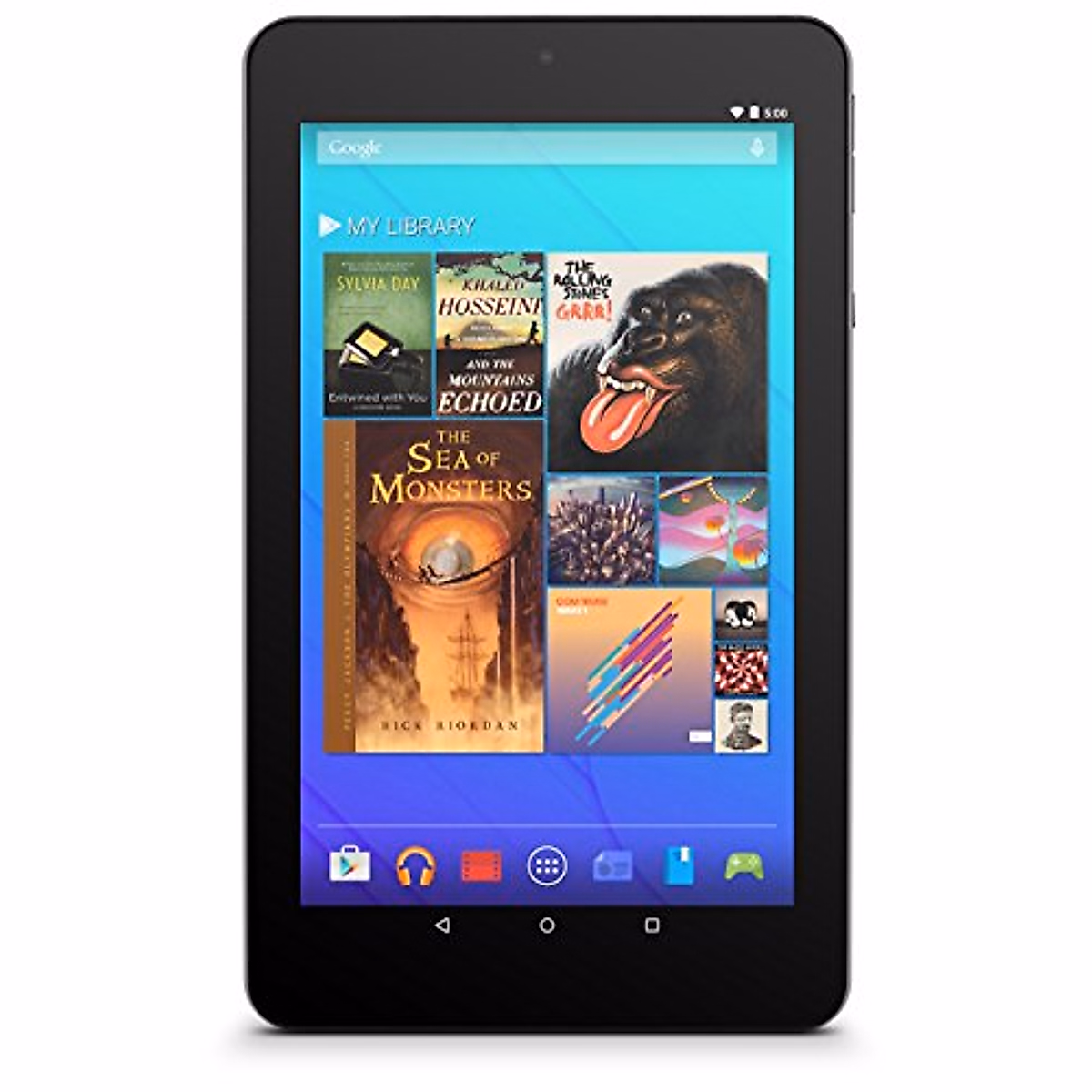 Ematic 7-Inch HD Quad-Core Tablet with Androir 5.0, Lollipop - Black (EGQ367BDBL)