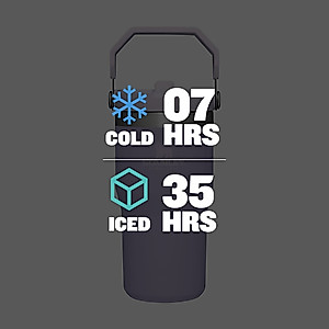 Stanley IceFlow Stainless Steel Tumbler - Vacuum Insulated Water Bottle for Home, Office or Car - Reusable Cup with Straw Leak Resistant Flip - Cold for 12 Hours or Iced for 2 Days (Lavender) , 20oz