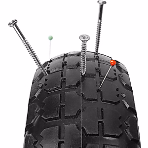 AutoWorks All Terrain Wheel Kit, Fits Generac iQ3500 Generator, Solid Never Flat Tires