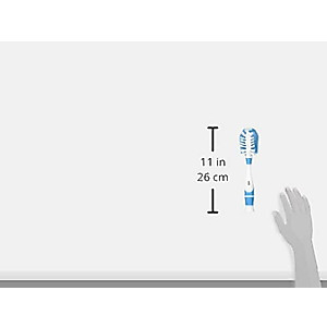 NUK Triple Action Baby Bottle Brush with Built-in Bottle Nipple Brush