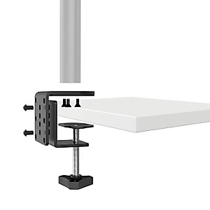 WALI C-Clamp Base Stand Mounting Accessory for WALI Monitor Mount Workstation System (C-CLAMP), Black