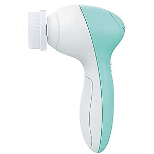 Facial Cleansing Brush | Face Scrubber Exfoliator Wash Cleansing Exfoliating Powered Electric Brushes Spin Cleanser Cleaning Scrub Oily Mixed Normal Dry Skin Including 7 Heads (Opal)