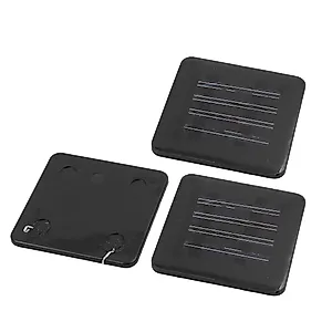 uxcell 3Pcs 55mmx55mm 2 Volts 35mA Polycrystalline Solar Cell Panel Module