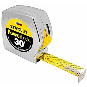 Stanley 33-430 1" X 30' PowerLock Tape Measure, 4 Pack
