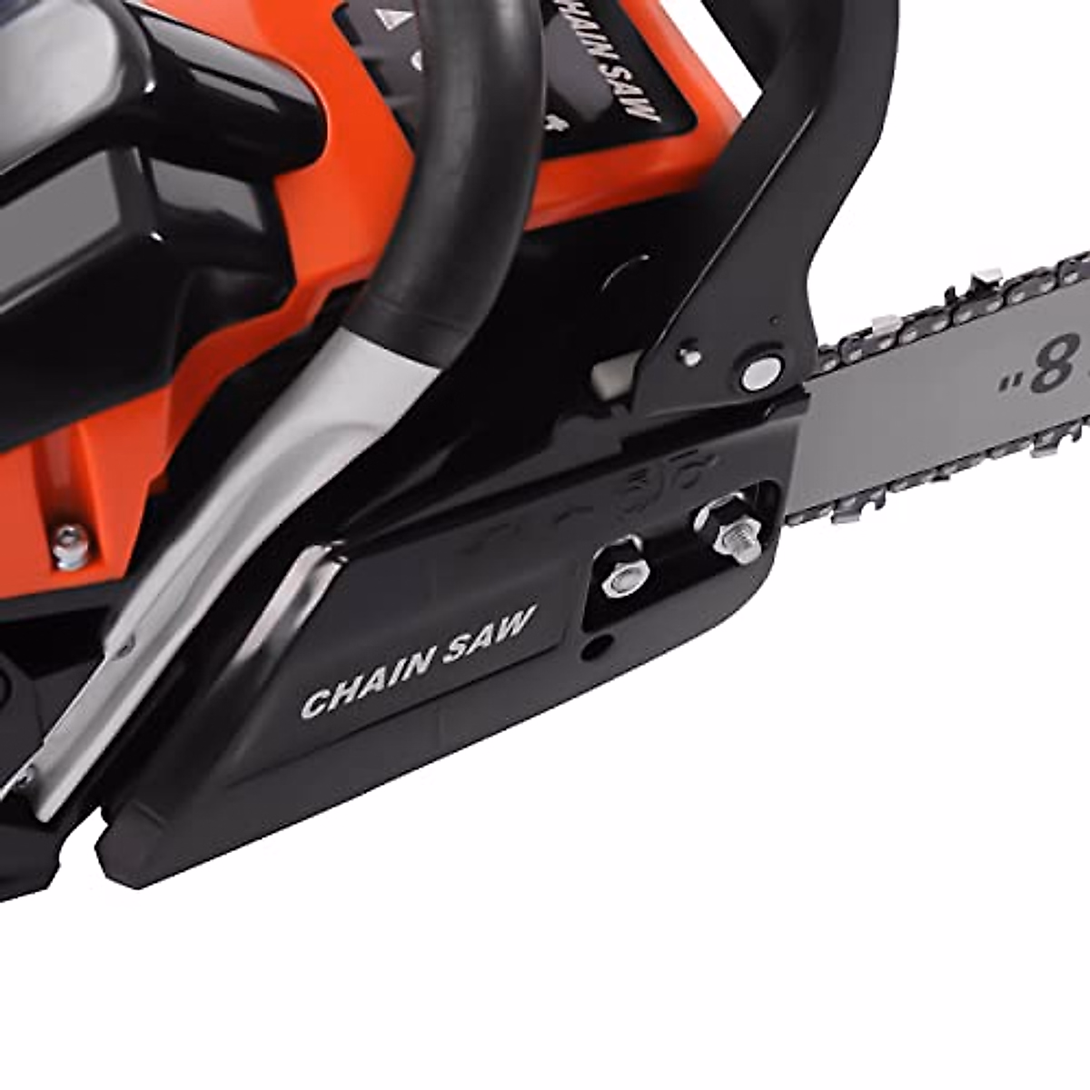Eapmic Gas Powered Chainsaw 18 Inch Bar Cordless Commercial Gasoline Chainsaws 2-Cycle Full Crank Handheld Chain Saw 68CC 5KW for Cutting Wood, Trees, Garden