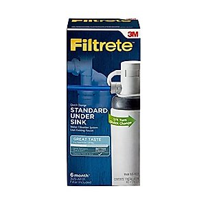Filtrete Standard Under Sink Quick Change Water Filtration System 3US-AS01