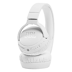 JBL Tune 660NC: Wireless On-Ear Headphones with Active Noise Cancellation - White