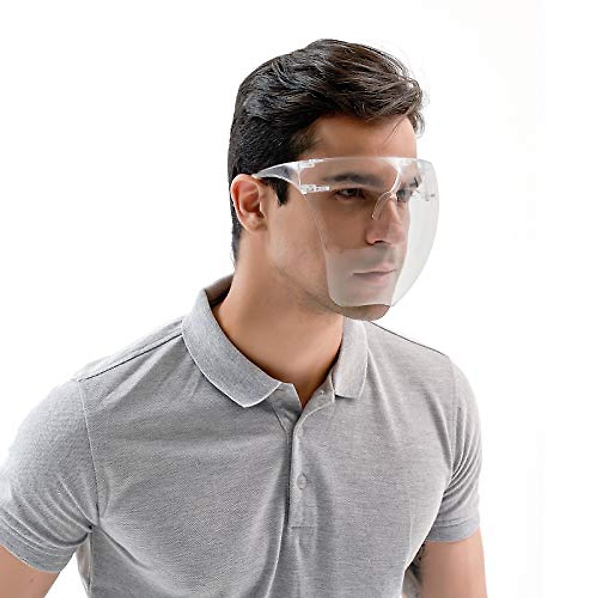 Kenneth Cole Goggle-Style Face Shield with 180° Safety Coverage - Anti-Fog Visor Design to Look Futuristic