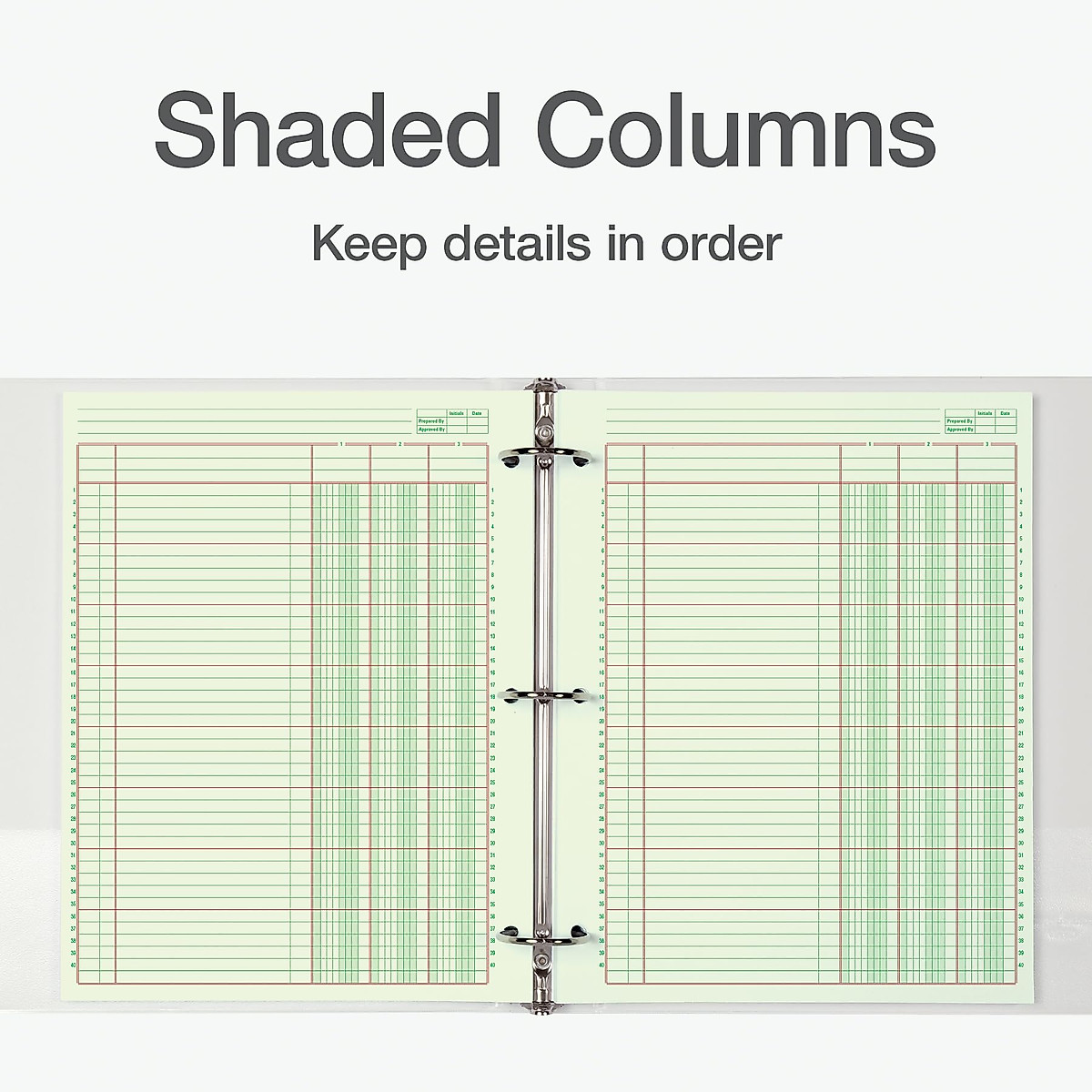 CARDINAL BRANDS INC. - Columnar Analysis Pad, 3 Column, 8 1/2 X 11, Single Page Format, 50 Sheets/pad ( ABFACP85113 ) ( ACP85113 )