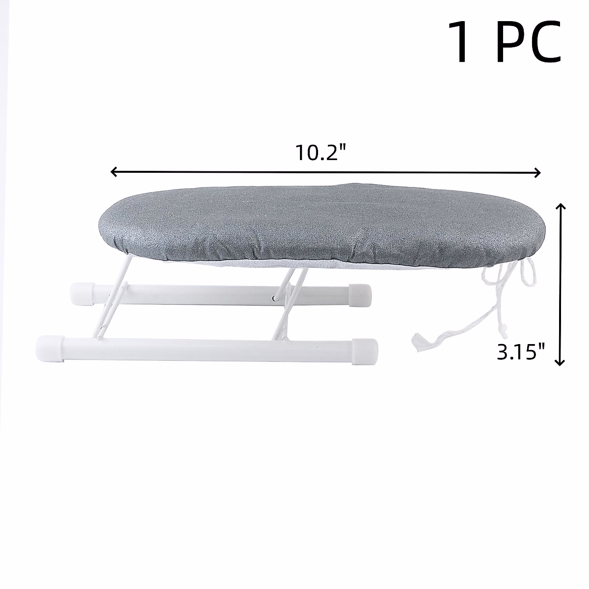 Oedema Portable Mini Ironing Board Foldable Ironing Board for Sleeves Collar Cuff (Style 1)