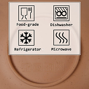 TRUSTABOGE Unbreakable Cereal Bowls Set of 6, 24 OZ Plastic Bowls Soup Bowls, Microwave and Dishwasher Safe BPA Free Bowl Dessert Bowls for Serving Soup, Oatmeal, Pasta and Salad