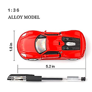 TOKAXI 1/36 Scale Porsche 918 Spyde Diecast Model Cars,Pull Back Vehicles Porsche Toy Cars,Cars Gifts for Boys Girls (Red)