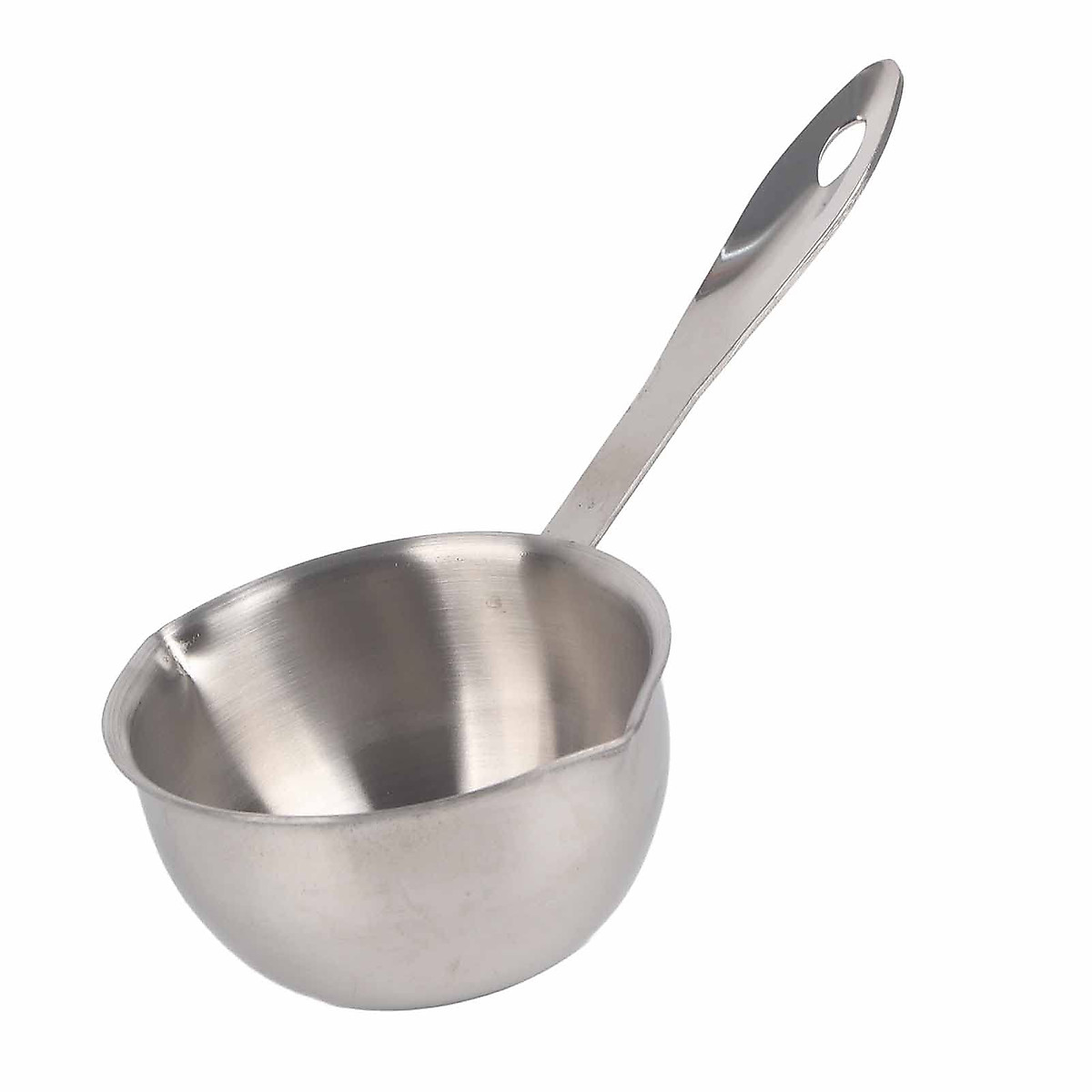 Stainless Steel Mini Butter Warmer Pot, Milk Warmer Pot, Small Saucepan Pot with Handle, Milk Pan Cookware for Induction Electric Gas Stoves (150ML)