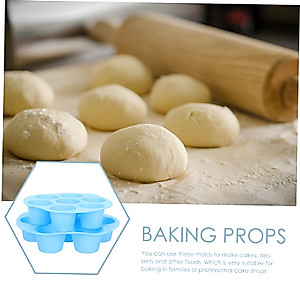 jojofuny 2pcs Air Fryer Mold Silicone Cake Baking Pans Silicone Chocolate Mold Silicone Cake Molds Baking Pans for Oven Donut Pans Frittatas Molds Baking Cup Mini