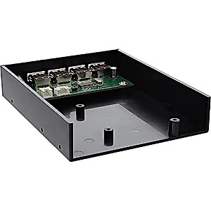 Inline 33393B Hub 8.9 cm (3.5 inch) USB 2.0 4 Ports Black