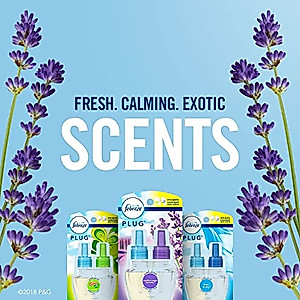 Febreze Odor-Fighting Fade Defy PLUG Air Freshener Refill, Hawaiian Aloha, (3) .87 fl. oz. Oil Refills