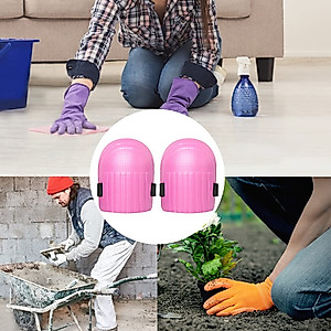 Suillty 1 Pair Soft Foam EVA Knee Pad for Work Knee Supporting Padding for Gardening Cleaning Protective Sport Kneepad