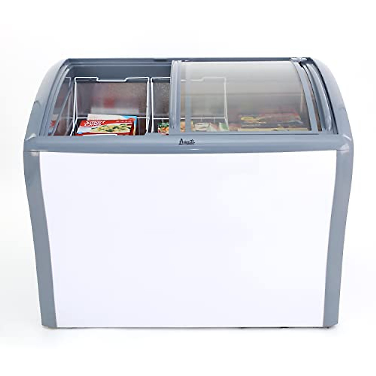 Avanti CFC836Q0WG Commercial Refrigerator/Freezer/Beverage Cooler with Smooth Sliding Glass Display Doors, Easily Converts, Multi-Use, White