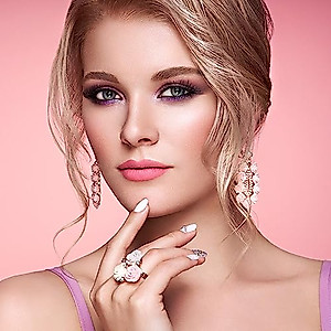 RTKHFZE Press on Nails Long,Almond Fake Nails Black White French Tip False Nails Matte Artificial Acrylic Nails Stiletto Full Cover Glue on Nails Stick on Nails for Women Manicure