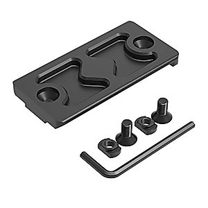 Tough Tactical Tools Compatible with MLok Arca-Swiss Rail Adapter, RRS Tripod Dovetail Adapter (MLok)