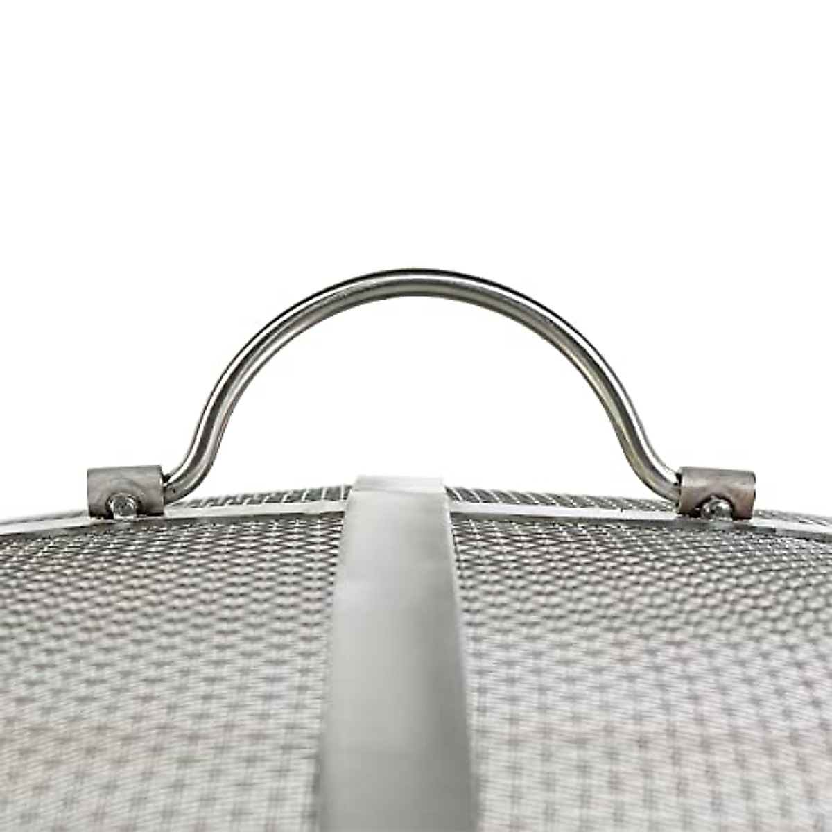 Sunnydaze Rust-Resistant Stainless Steel Fire Pit Spark Screen Cover - 30-Inch Diameter