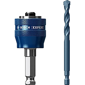 Bosch Professional 2x Expert Power Change Plus Hole Saw System Adapters (Ø 8,5 mm, Accessories Rotary Impact Drill)