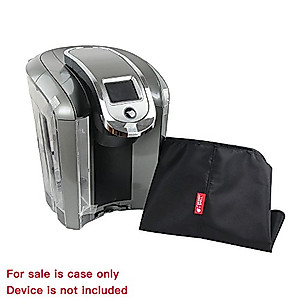 Dust Proof Cover with Soft Velvet Lining for Keurig K500 Coffee Maker Single Serve 2.0 Brewing System by Hermitshell (Black)