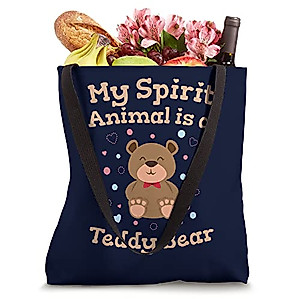 Teddy Bear Women Girls Cute Stuffed Toy Tote Bag
