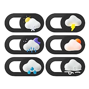 SOLUSTRE 6pcs Camera Cover Webcam Privacy Slider Laptop Camera Webcam Cover Slider Laptop Cam Cover Camera Slider Camera for Computer Phone Camera Computer Laptop Lens Slide Rail White Abs
