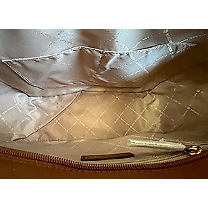 Michael Kors Jet Set Travel Large Chain Shoulder Tote Vanilla MK Signature Logo