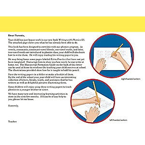 Writing With Phonics K5 Manuscript - Abeka 5 Year Old Kindergarten Manuscript Phonics Penmanship Student Work Book
