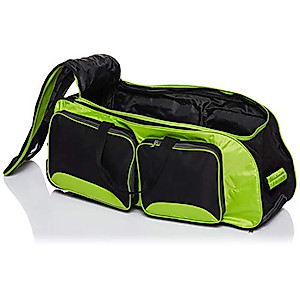 Fila 32" Lightweight Rolling Duffel, NEON Lime, One Size