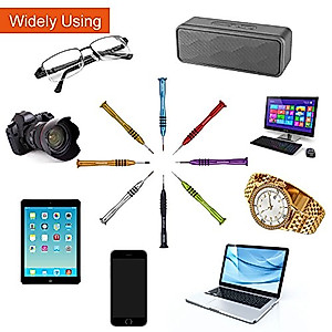 Paxcoo Precision Screwdriver Set of 8 - Magnetic Professional Repair Tool Kit for Glasses, Electronics and Watch Repair