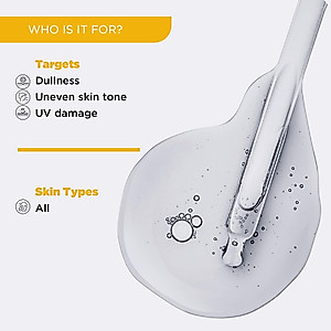 The Man Company 40% Vitamin C Face Serum With Hyaluronic Acid | Boosts Collagen | Glowing & Brightening Skin | Soft, Smooth & Supple | All Skin Types -30ml