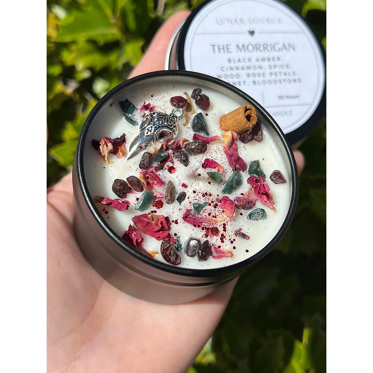 The Morrigan Ritual Candle | Phantom Goddess of War Witchcraft Altar Spell Magic Celtic Deity Gift Scented Intention Devotional Soy Candles