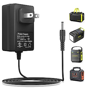 MARBERO 19V AC/DC Adapter Power Cord Power Supply Plug Compatible with MARBERO M82 M82MAX M822 M822MAX M87 M88 M168 Portable Power Station Solar Generator Lithium Battery 1.5A Wall Adapter Charger