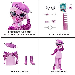 Rainbow High Shadow High Lavender - Purple Fashion Doll. Fashionable Outfit, Extra Long Hair, Glasses & 10+ Colorful Play Accessories. Great Gift for Kids 4-12 Years Old & Collectors