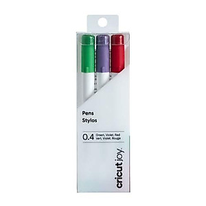 Cricut Joy Compact and Portable DIY Machine with Multicolor Vinyl and Pen Bundle (8 Items)