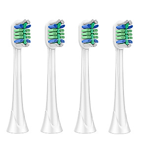 Asocrew Replacement Toothbrush Heads Compatible with Philips Sonicare for C3 C2 G2, Electric Brush Heads for Sonicare C2 Plaque Control ProtectiveClean 4100 5100 6100 9023-BL551