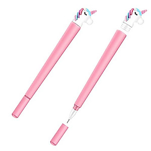 BTYMS 16pcs Cute Unicorn Gel Pen Liquid Ink Pens Office School Supplies Student Gift 0.5mm Ballpoint Pen