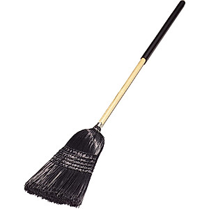 SPARTA Flo-Pac Janitor Broom Warehouse Broom for Cleaning, 57 Inches, Black, (Pack of 12)