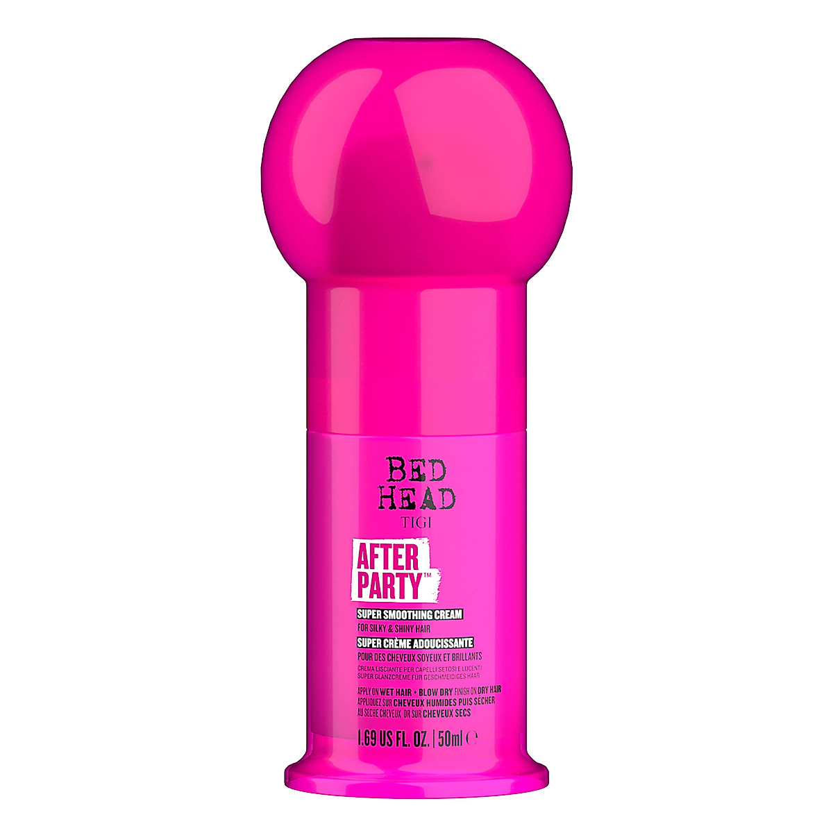 TIGI Bed Head After Party Smoothing Cream for Shiny Hair Travel Size 1.69 fl oz (Pack of 2)