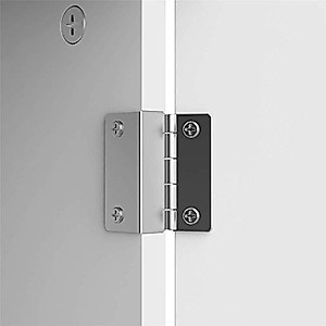 go2buy White Wall Mounted Cabinet Kitchen/Bathroom Wooden Medicine Hanging Storage Organizer