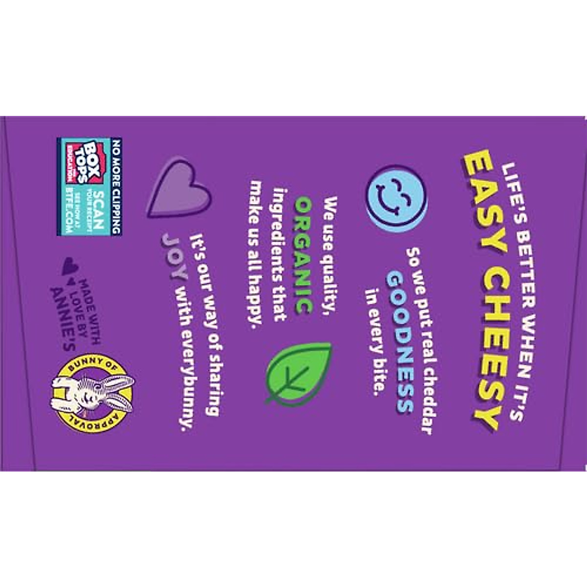 Annie's Organic Cheddar Bunnies Baked Snack Crackers, 12 oz., 12 Pouches (Pack of 4)