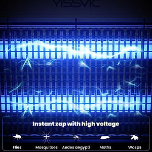 YISSVIC Electric Bug Zapper, LED Indoor Insect Killer, Powerful Mosquito Zapper, Fly Zapper, Mosquito Killer Indoor for Home Office